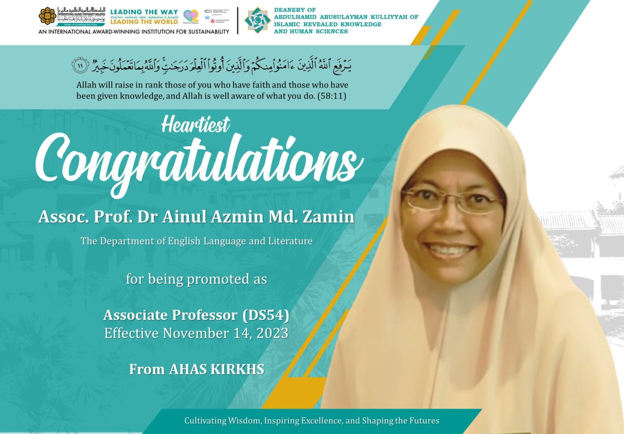 Assoc. Prof. Dr Ainul Azmin Md. Zamin – ABDULHAMID ABUSULAYMAN ...