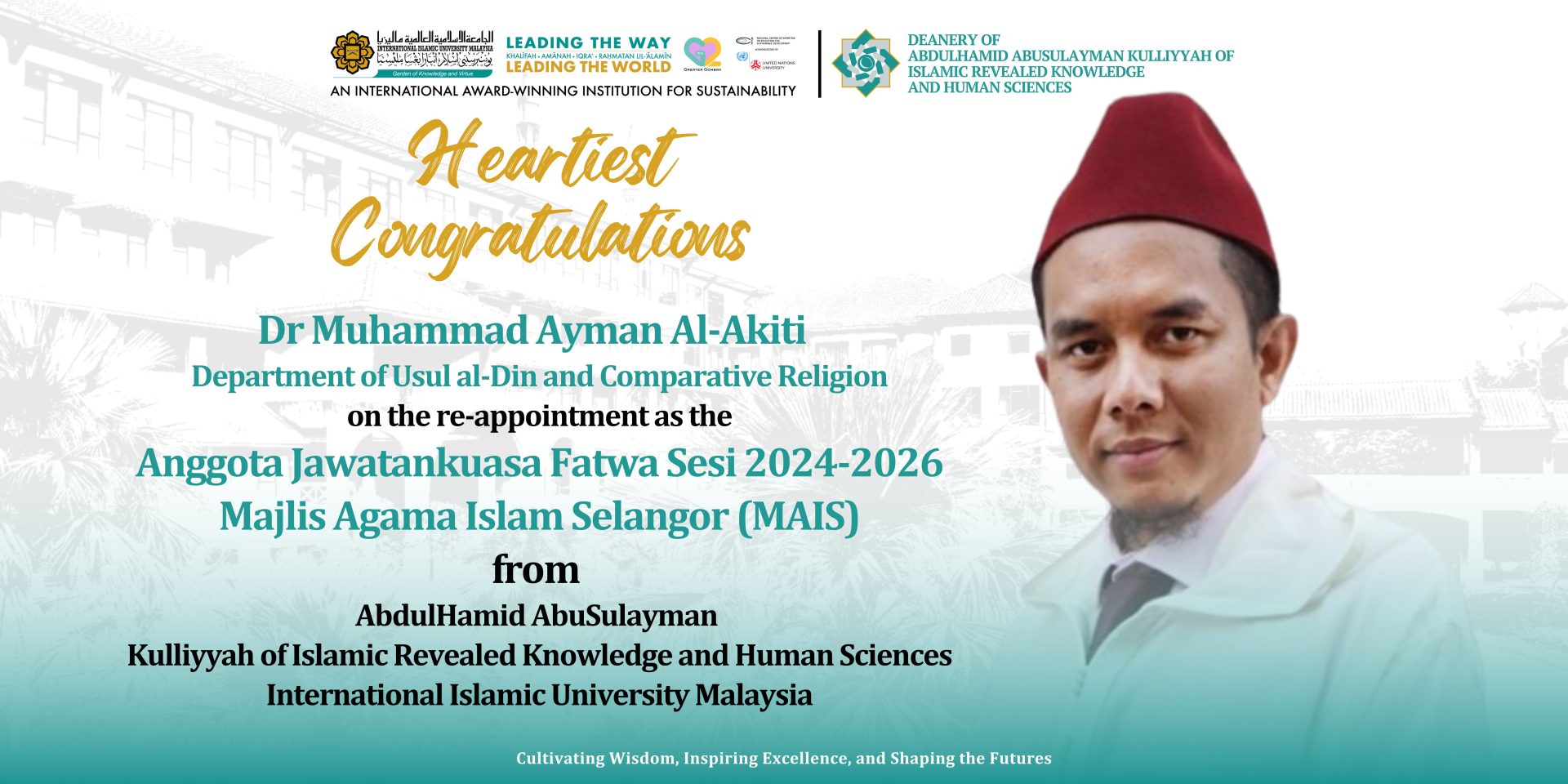 Dr Muhammad Ayman Al-Akiti 2 – ABDULHAMID ABUSULAYMAN KULLIYYAH OF ...