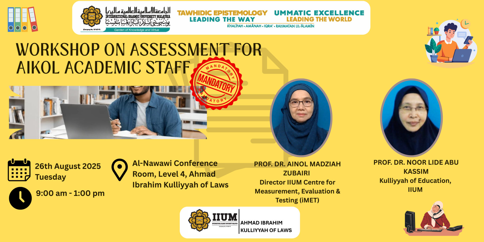 AIKOL CONDUCTS WORKSHOP ON ASSESSMENT FOR ACADEMIC STAFF