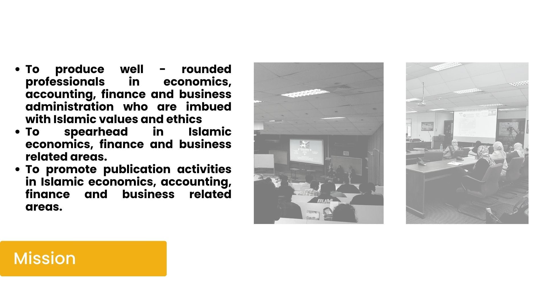 Vision and Mission – Kulliyyah of Economics and Management Sciences