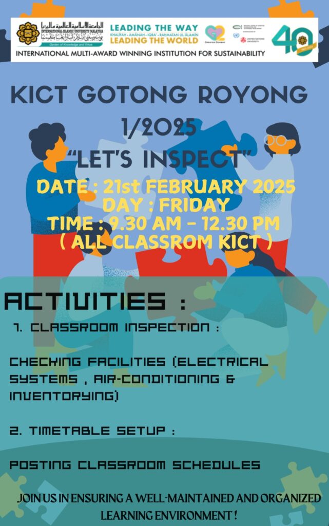 KICT Gotong Royong – Kulliyyah of ICT