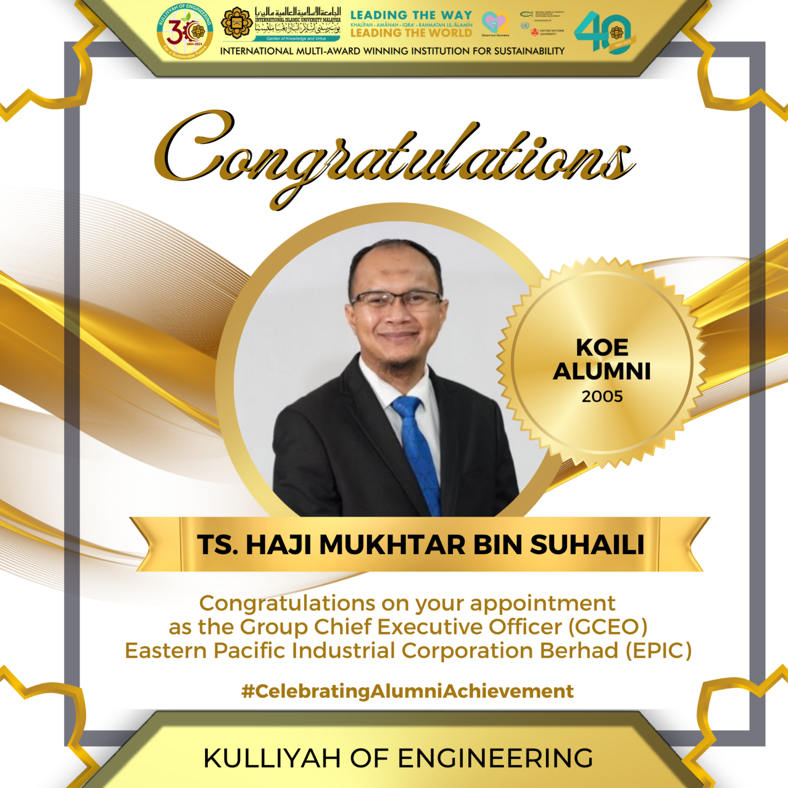 Kulliyyah of Engineering – A Global Centre of Innovative Engineering ...