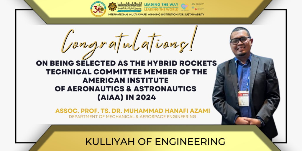 assoc. prof. Ts. DR. MUHAMMAD HANAFI AZAMI – Kulliyyah of Engineering