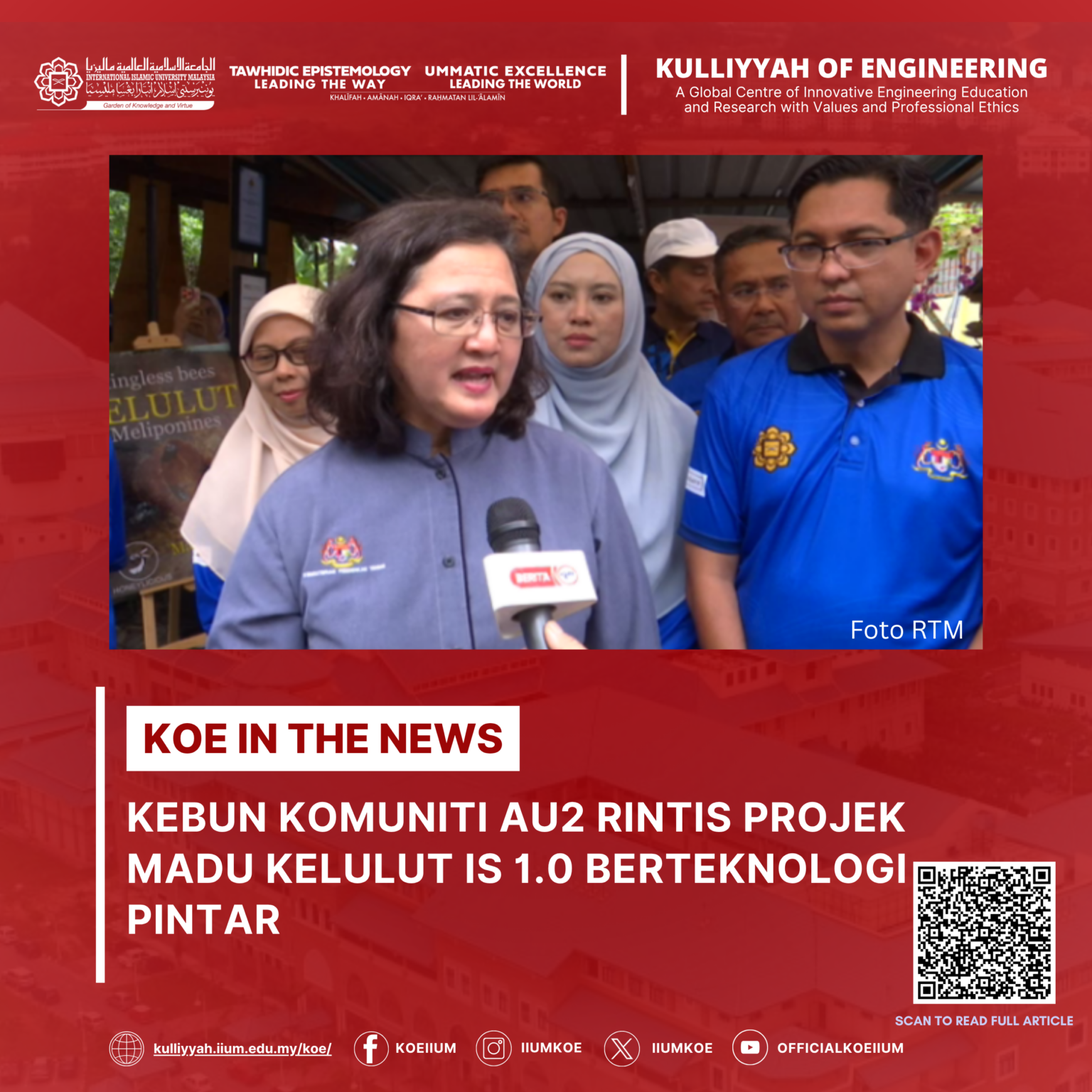 Kulliyyah of Engineering – A Global Centre of Innovative Engineering ...