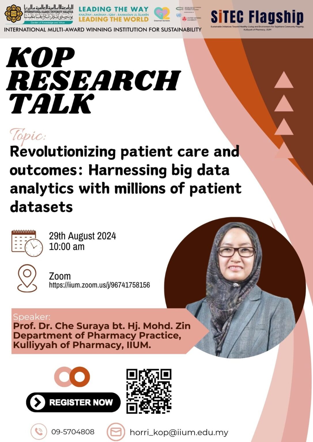 KOP Research Talk on “Revolutionizing patient care and outcomes ...