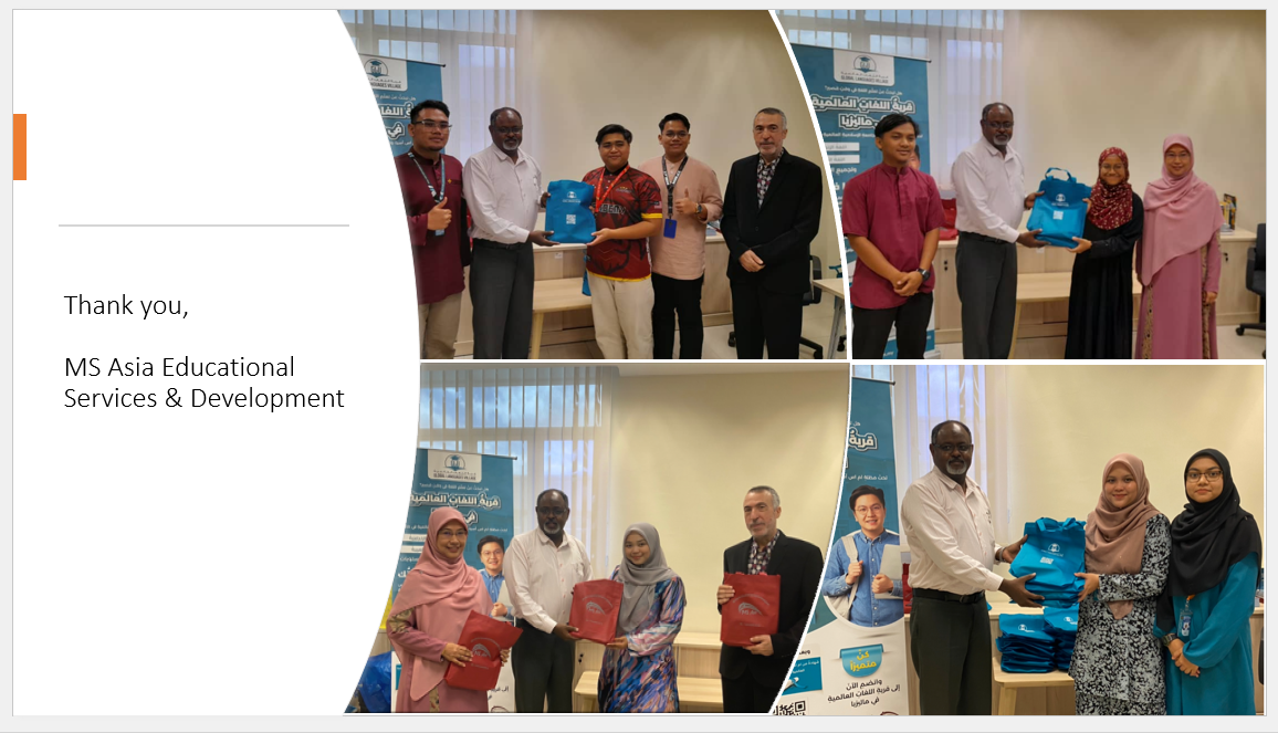 MS Asia Celebrating the World Arabic Language Day 2022 with ARCOM ...