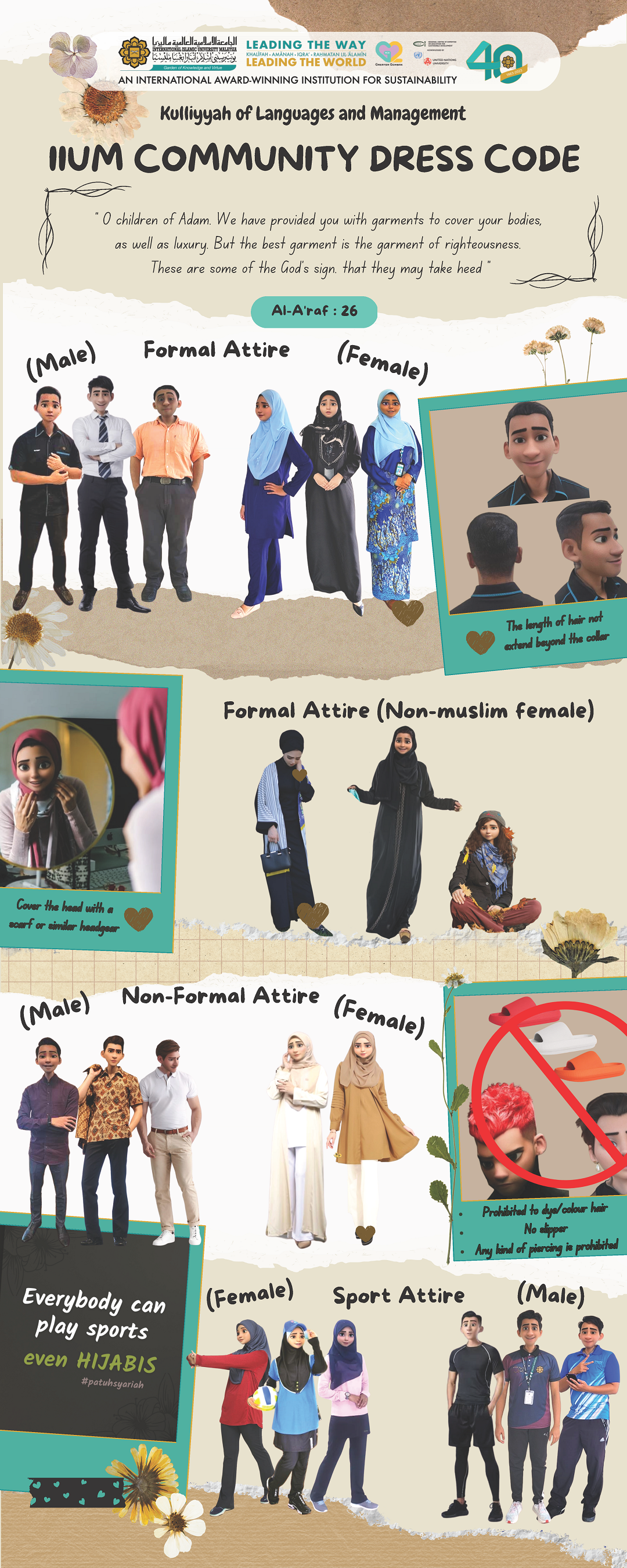 IIUM Community Dress Code – Kulliyyah of Sustainable Tourism and ...