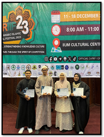 Active Participation of ARCOM Students, IIUM Pagoh Campus at GARIIF2023 ...
